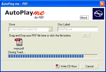 AutoPlay me for PDF - Create AutoRun PowerPoint CDs easily